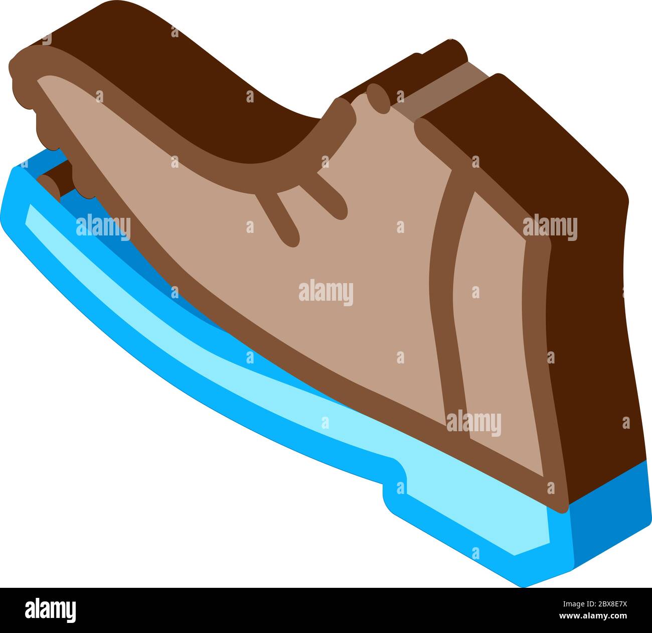 Shoe Torn Sole isometric icon vector illustration Stock Vector Image ...