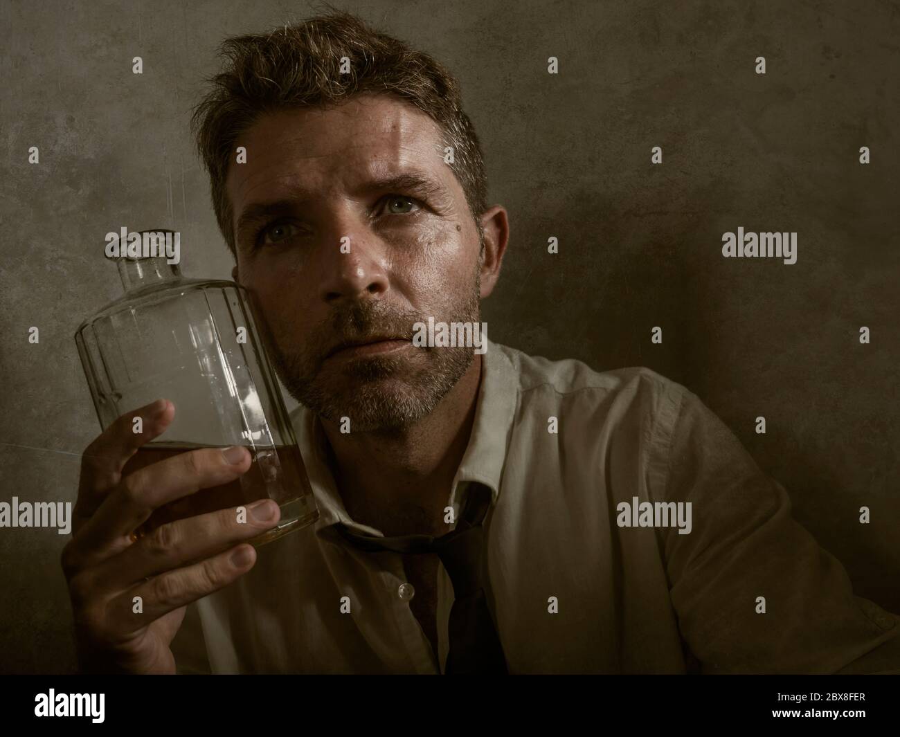 Whisky drinking sick hi-res stock photography and images - Alamy