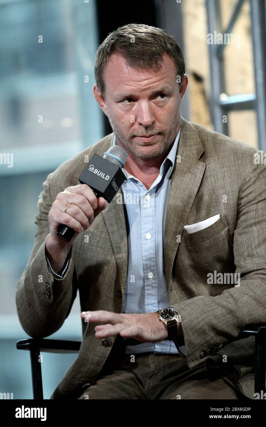 New York, NY, USA. 11 August, 2015. Filmmaker, Guy Ritchie at the Build ...