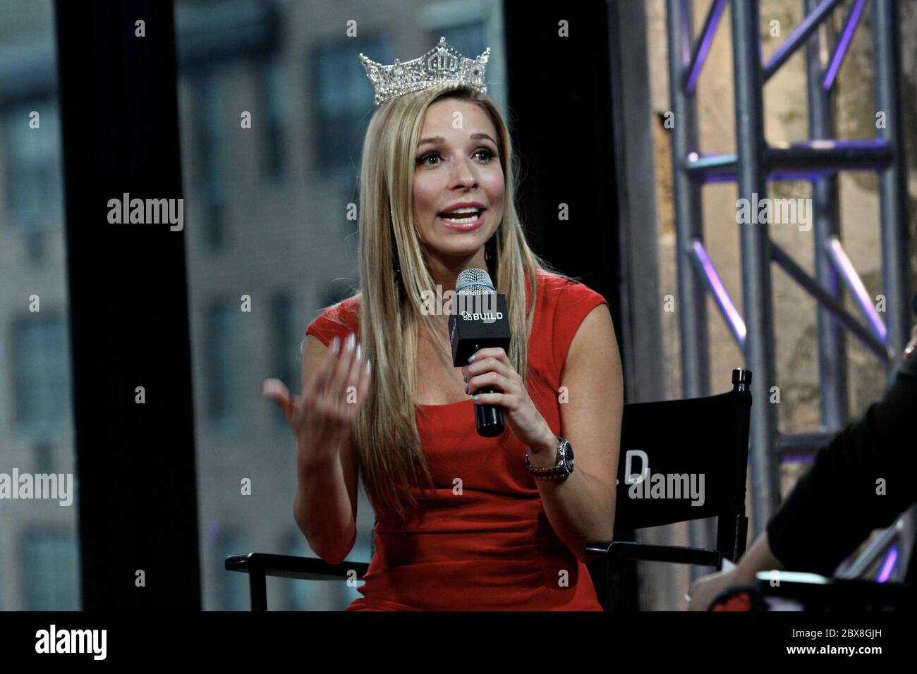 New York, NY, USA. 11 August, 2015. Miss America 2015, Kira Kazantsev ...
