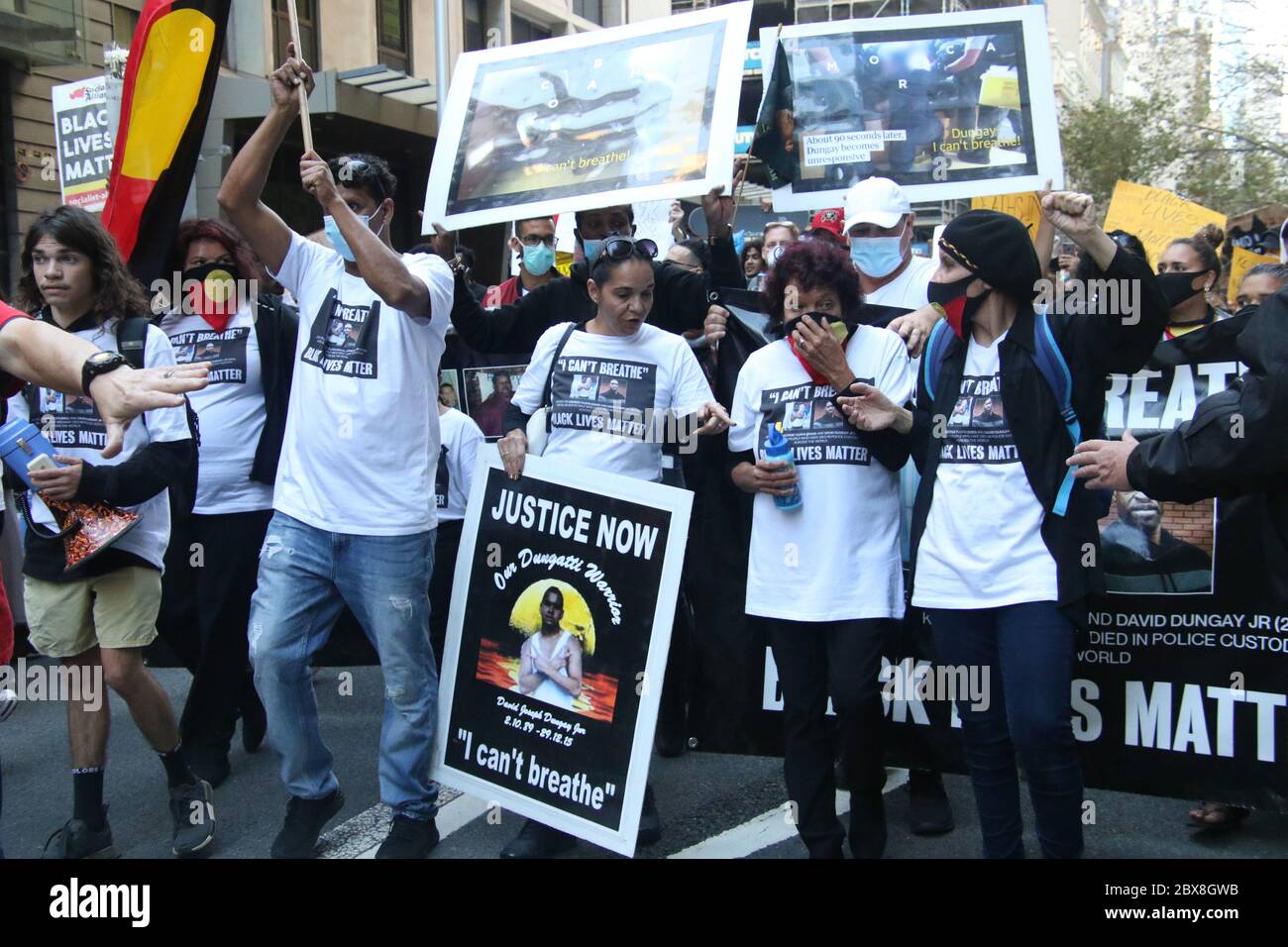 Sydney, Australia. 6th June 2020. Black Lives Matter and Aboriginal ...