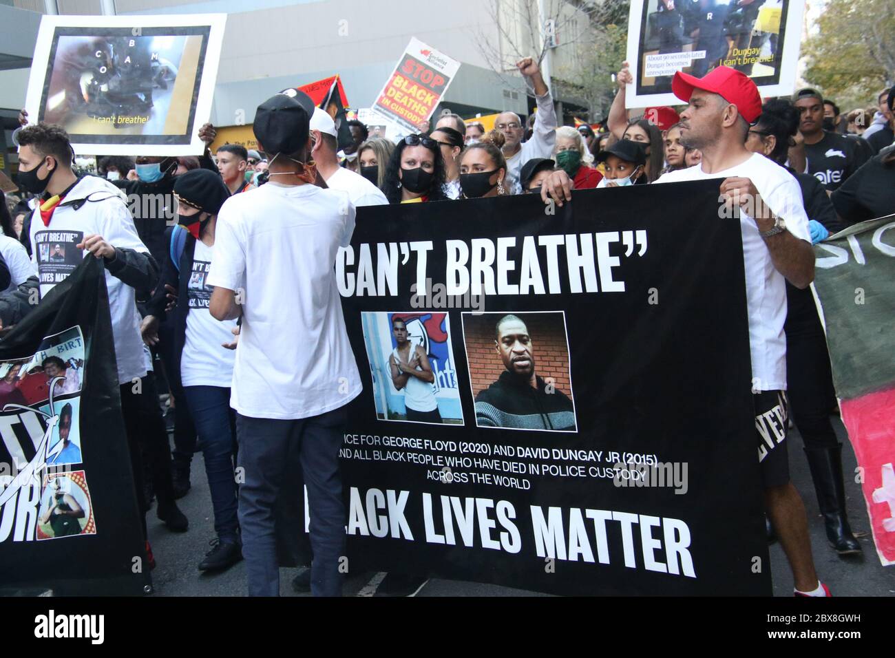 Sydney, Australia. 6th June 2020. Black Lives Matter and Aboriginal ...