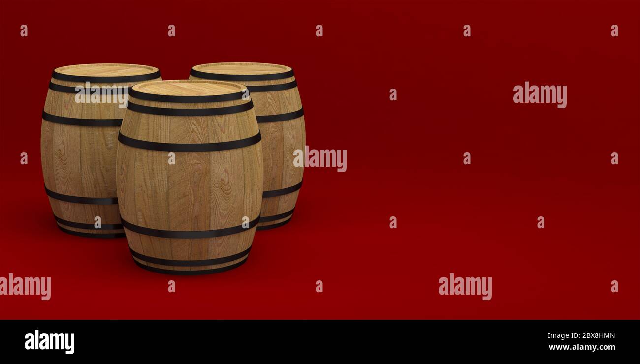 barrel alcohol wine old wood storage beer drink container Stock Photo ...