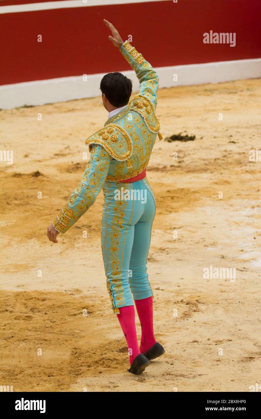 Bull goring bullfighter hi-res stock photography and images - Alamy