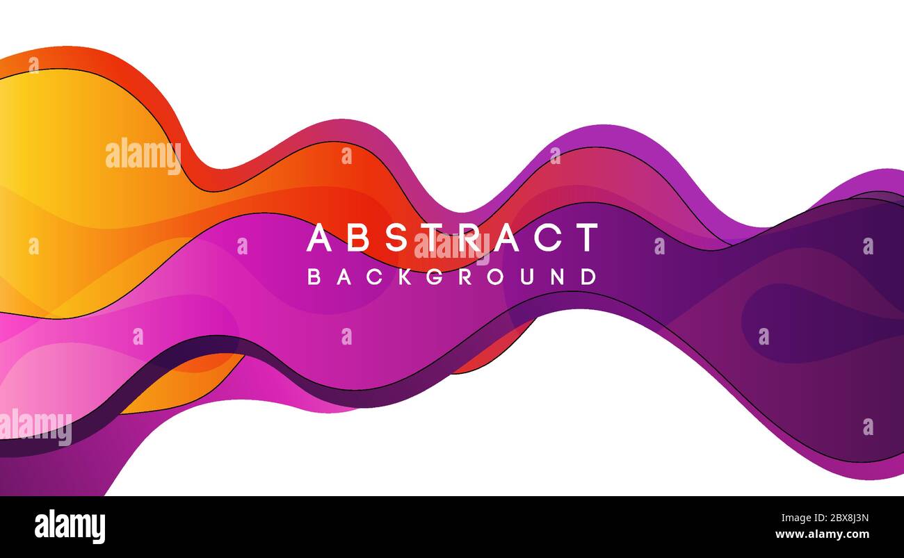 Moving colorful abstract background. Dynamic Effect. Vector ...