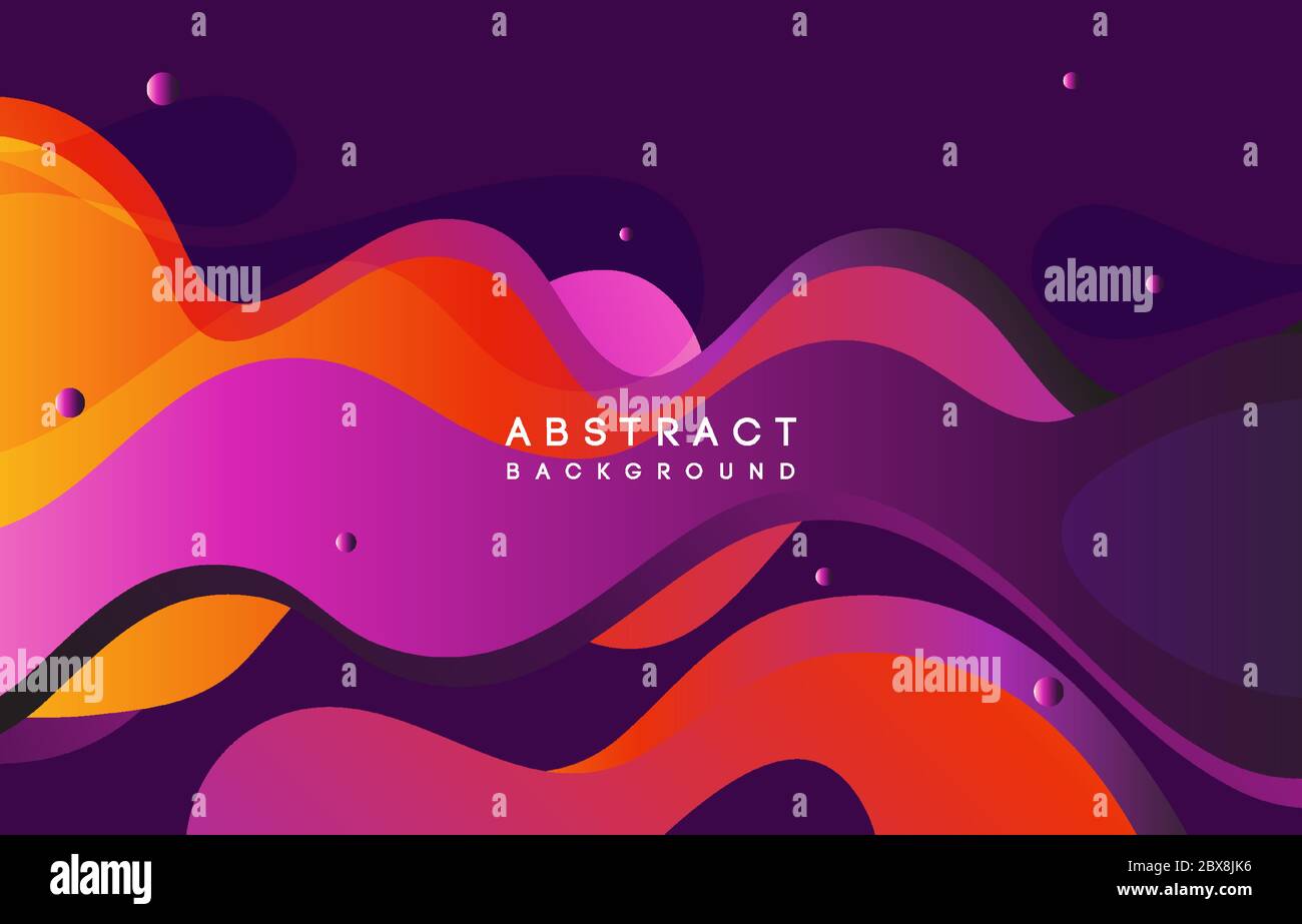 Moving colorful abstract background. Dynamic Effect. Vector ...