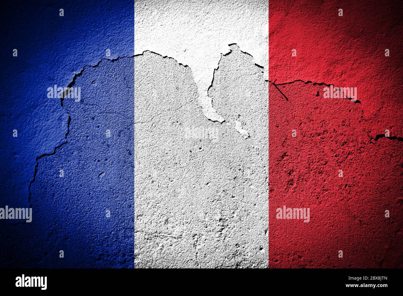 Illustration old dirty france flag hi-res stock photography and images ...