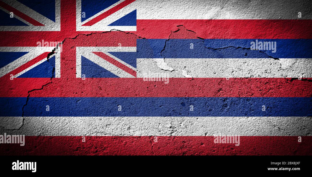 Hawaii flag grunge texture hi-res stock photography and images - Alamy