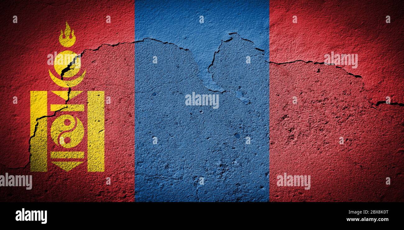 Mongolia flag illustration hi-res stock photography and images - Alamy