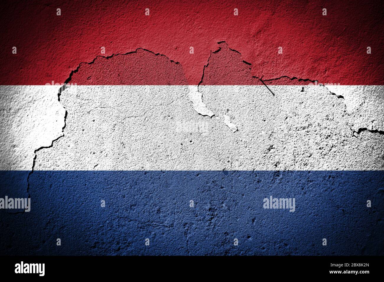 Netherlands cracked flag hi-res stock photography and images - Alamy