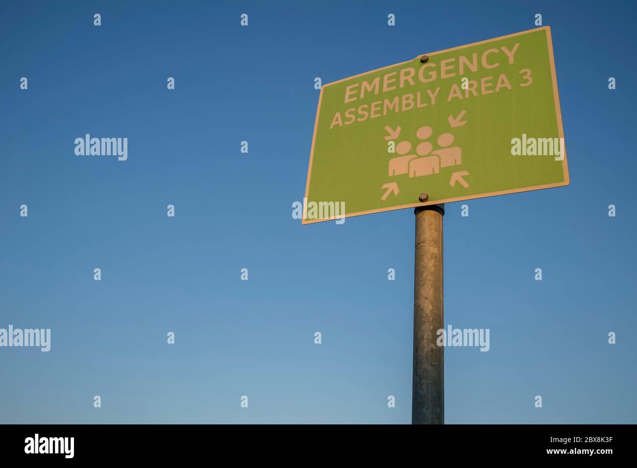 Emergency assembly aera hi-res stock photography and images - Alamy