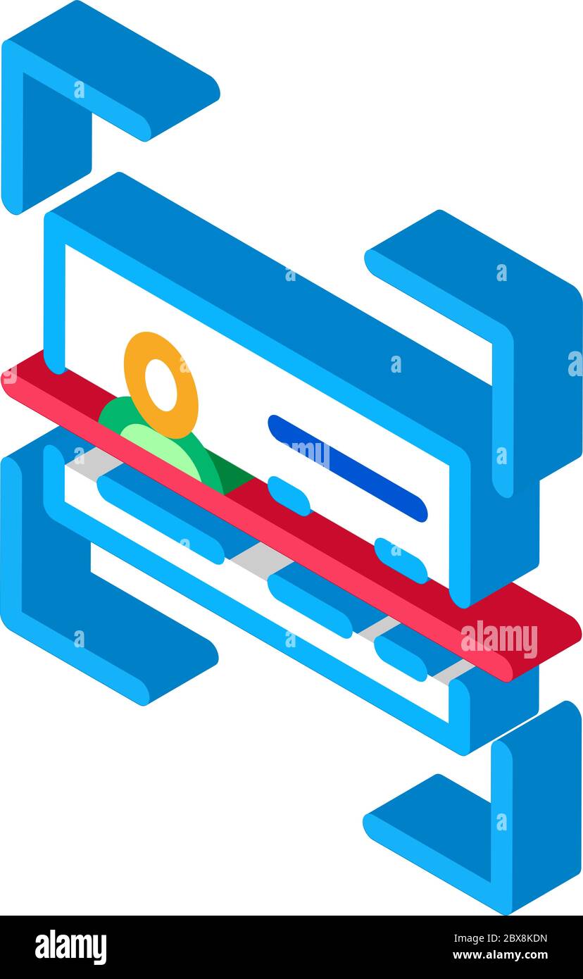 Document Scanning isometric icon vector illustration Stock Vector Image ...