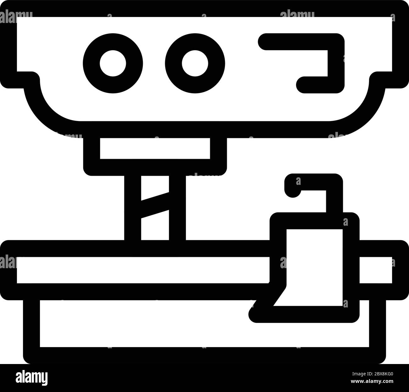 Automated milling machine icon, outline style Stock Vector Image & Art ... Automated milling machine icon, outline style Stock Vector Image & Art ...
