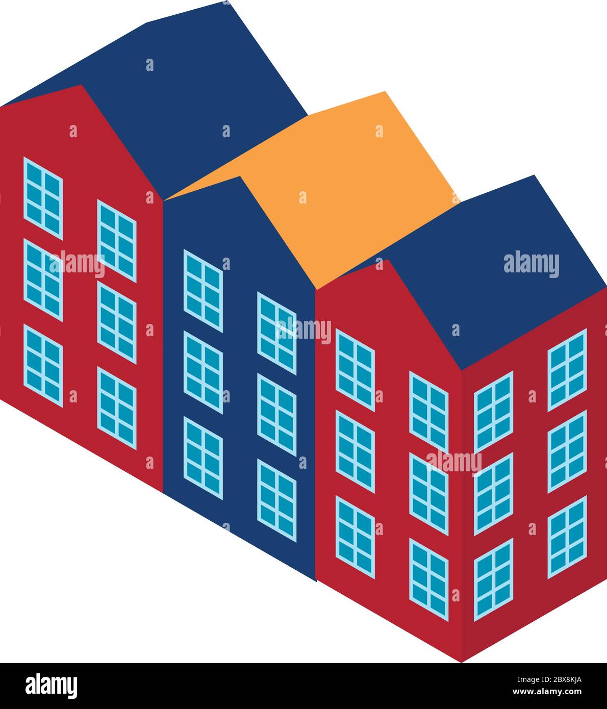 Copenhagen style house Stock Vector Images - Alamy