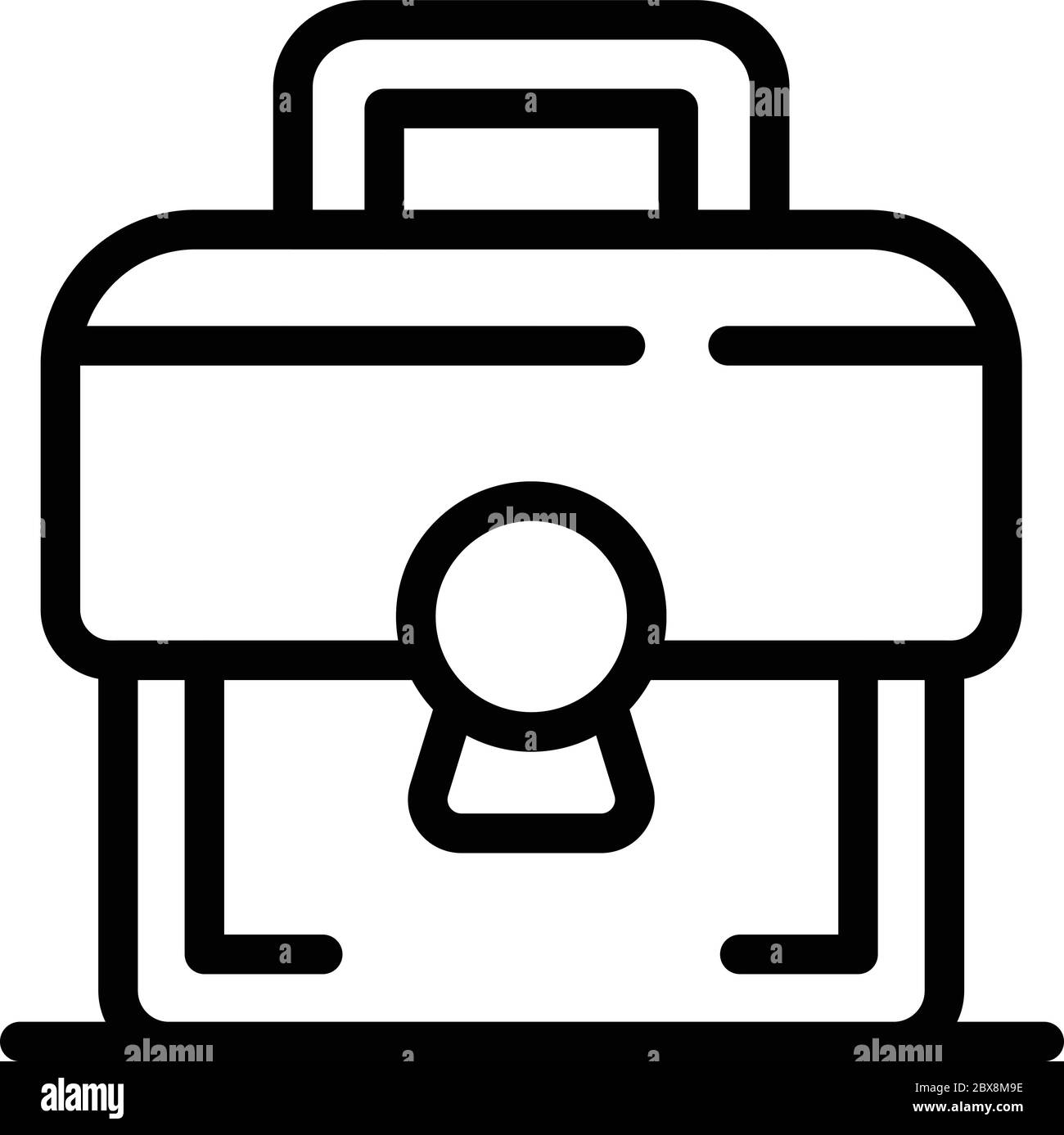 Communication engineer tool box icon, outline style Stock Vector Image ...