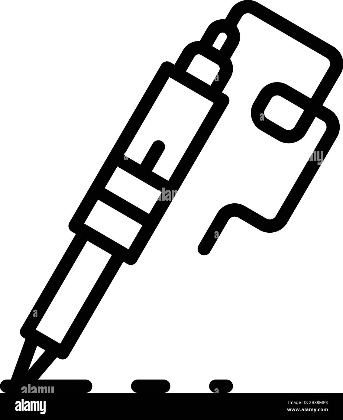 Solder device icon, outline style Stock Vector Image & Art - Alamy