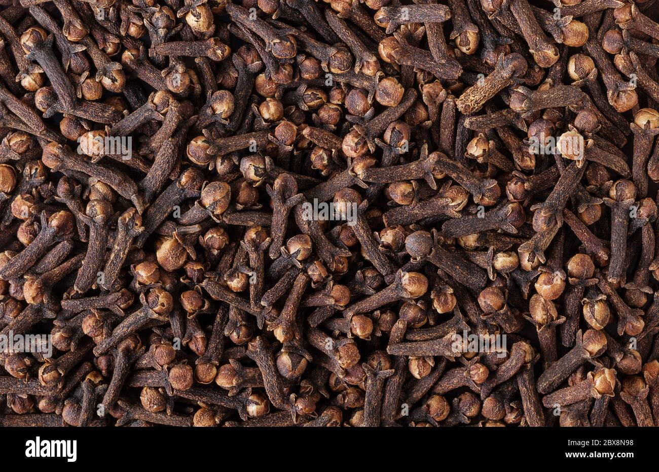 Cloves spice top view hi-res stock photography and images - Alamy