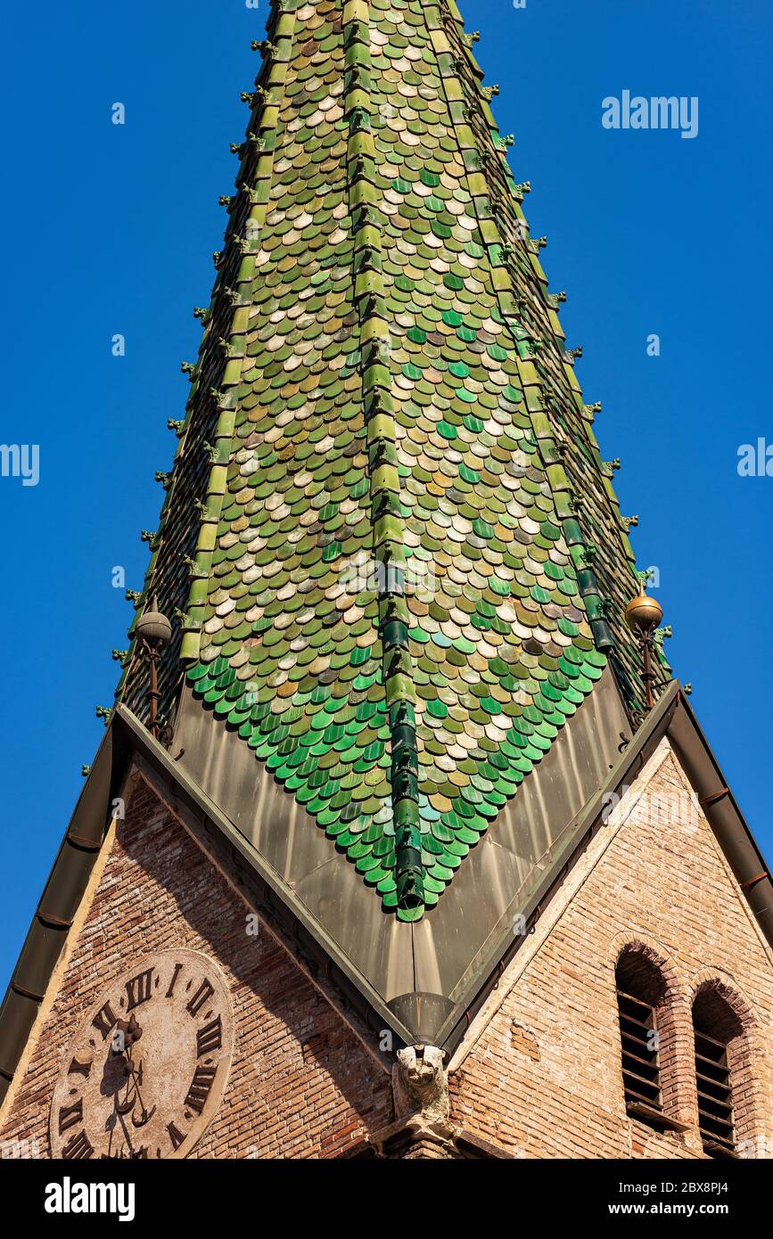 Clock tower pyramid roof hi-res stock photography and images - Alamy