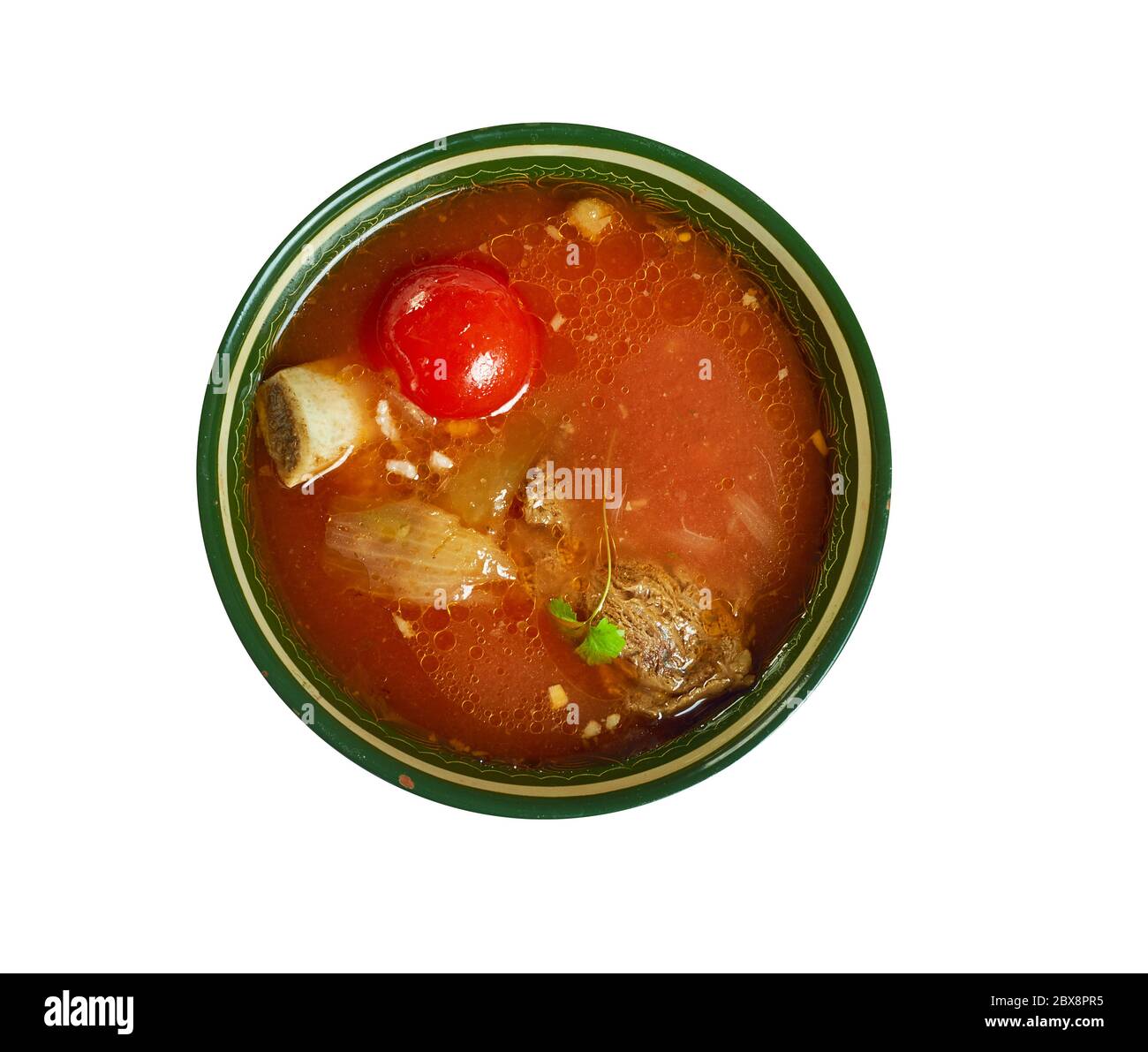 Chourba Hamra F'daouech ,red chorba with vermicelli, Algerian cuisine ...