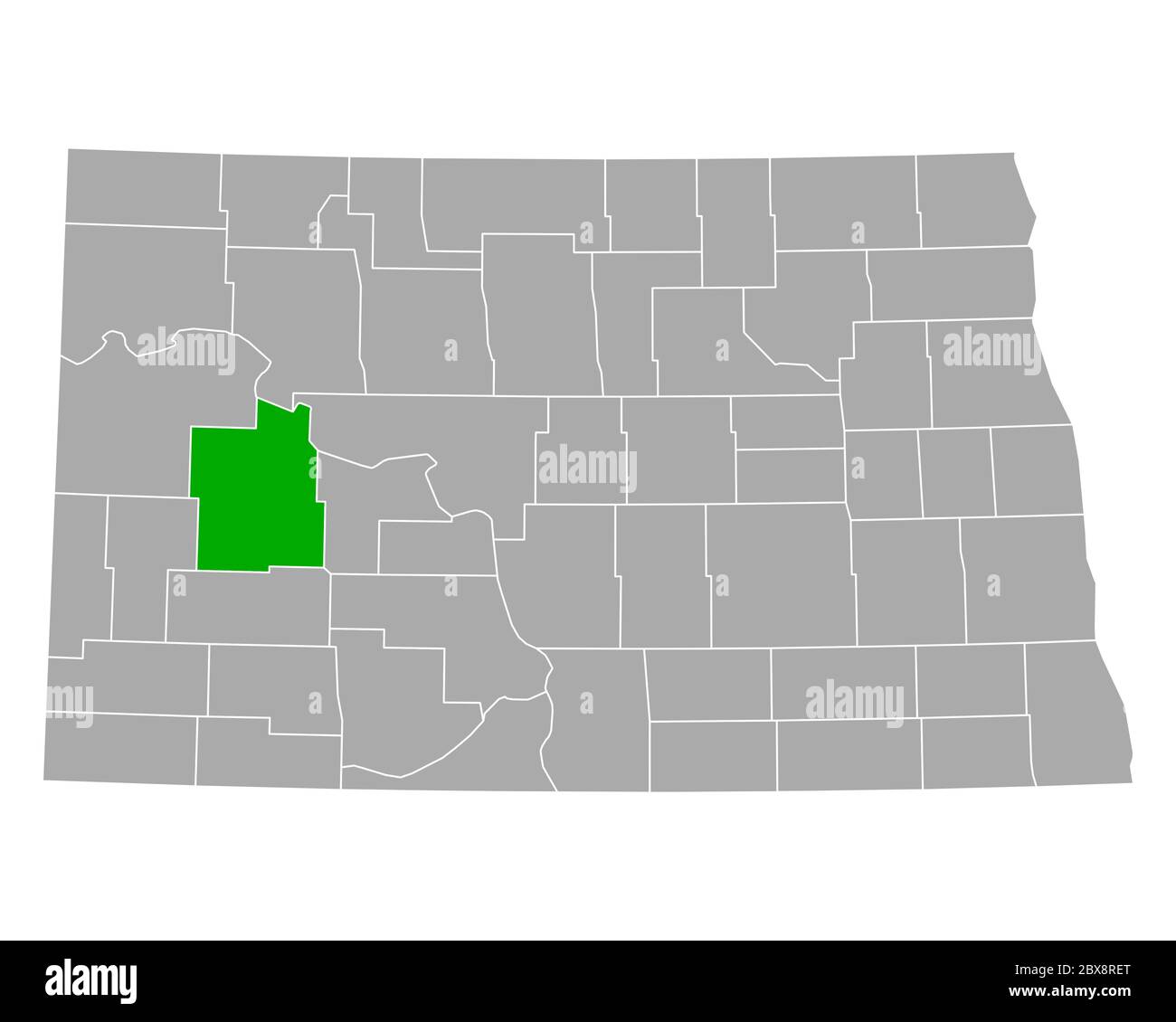 Dunn county map hi-res stock photography and images - Alamy