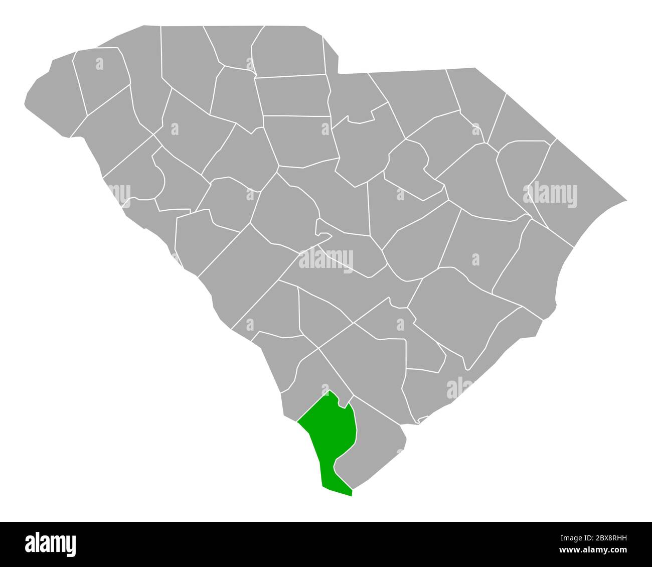 Jasper south carolina map hi-res stock photography and images - Alamy