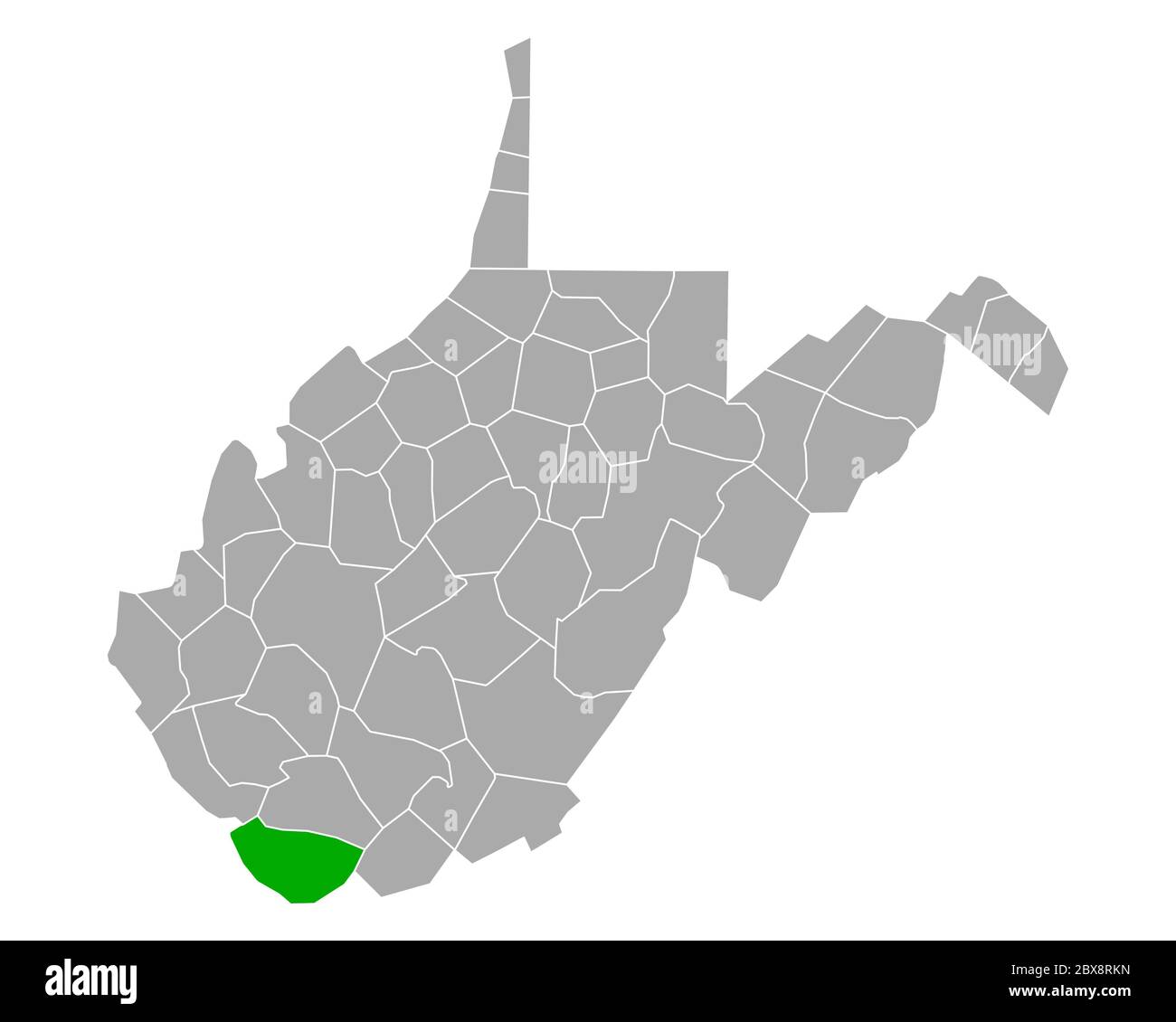 Mcdowell county, west virginia Cut Out Stock Images & Pictures - Alamy