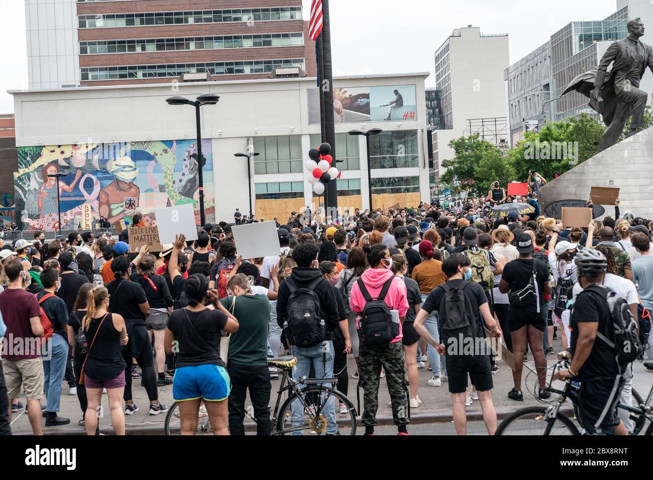 New York, United States. 05th June, 2020. Protesters gathered for ...