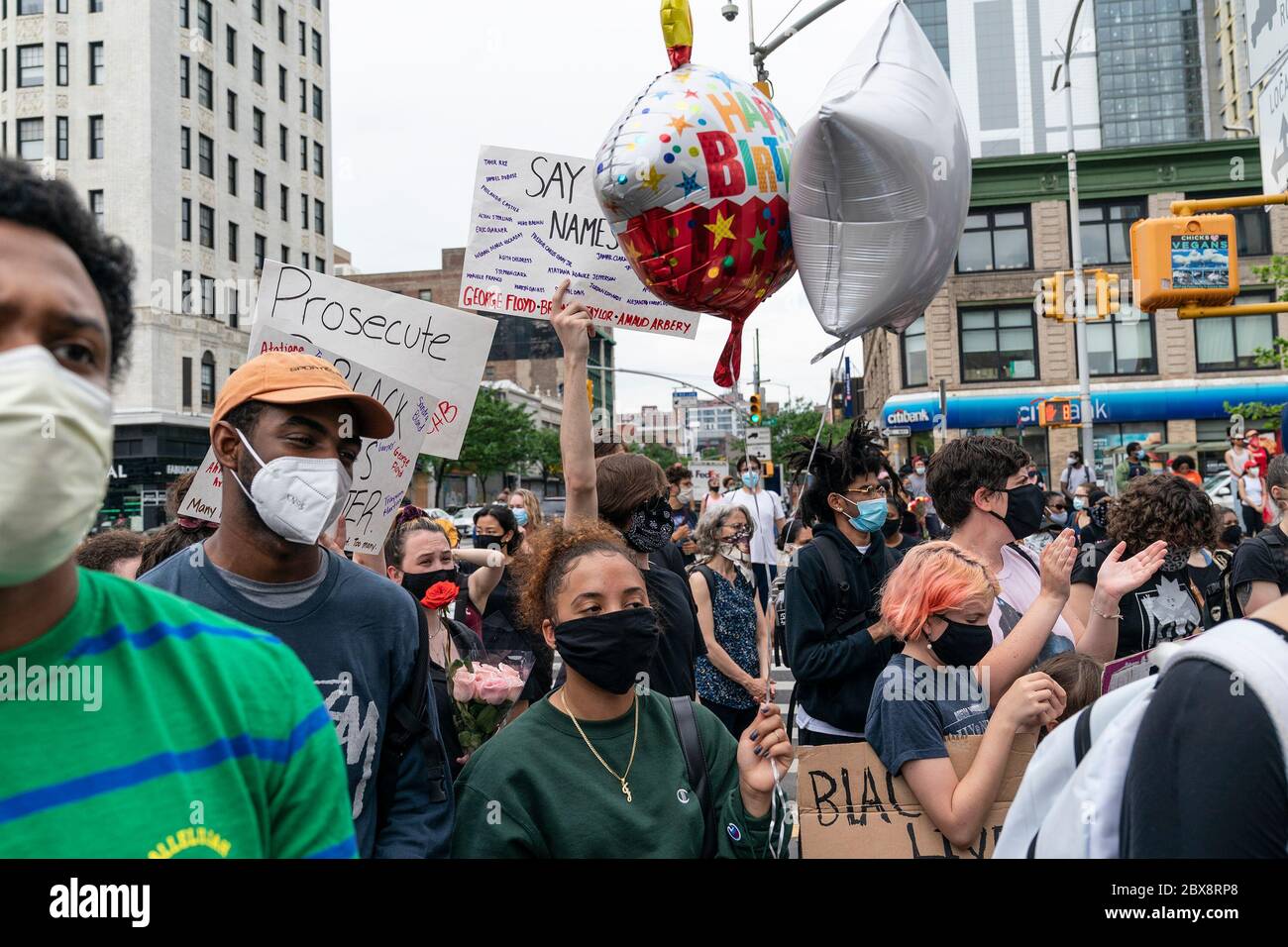 New York, United States. 05th June, 2020. Protesters gathered for ...