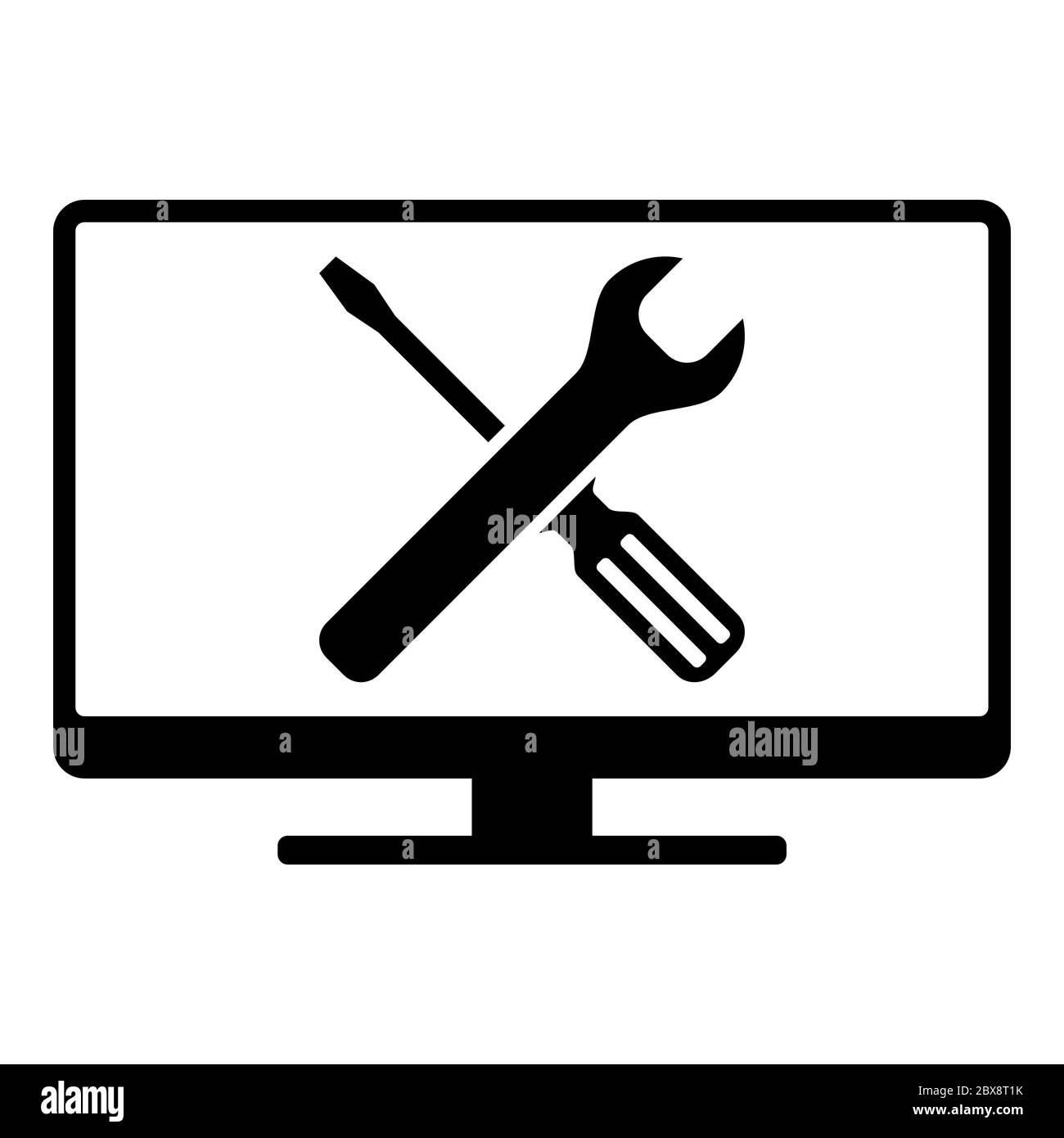 Tools and screen Stock Photo - Alamy