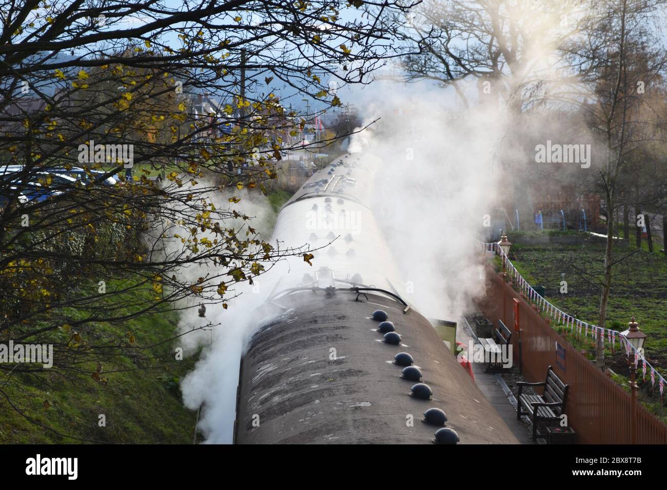 Chinnor and Princes Risborough Railway in winter, running Santa ...