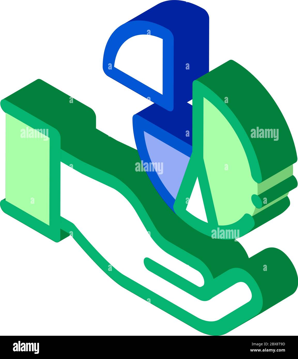 Hand Infographic isometric icon vector illustration Stock Vector Image ...
