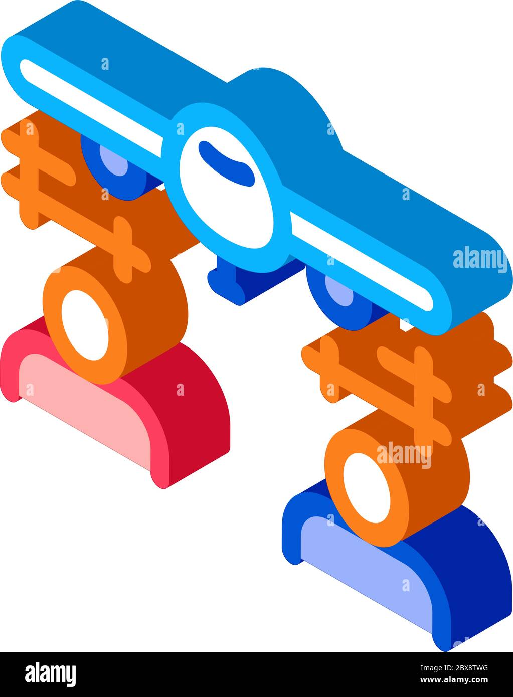 Engineering Plane isometric icon vector illustration Stock Vector Image ...