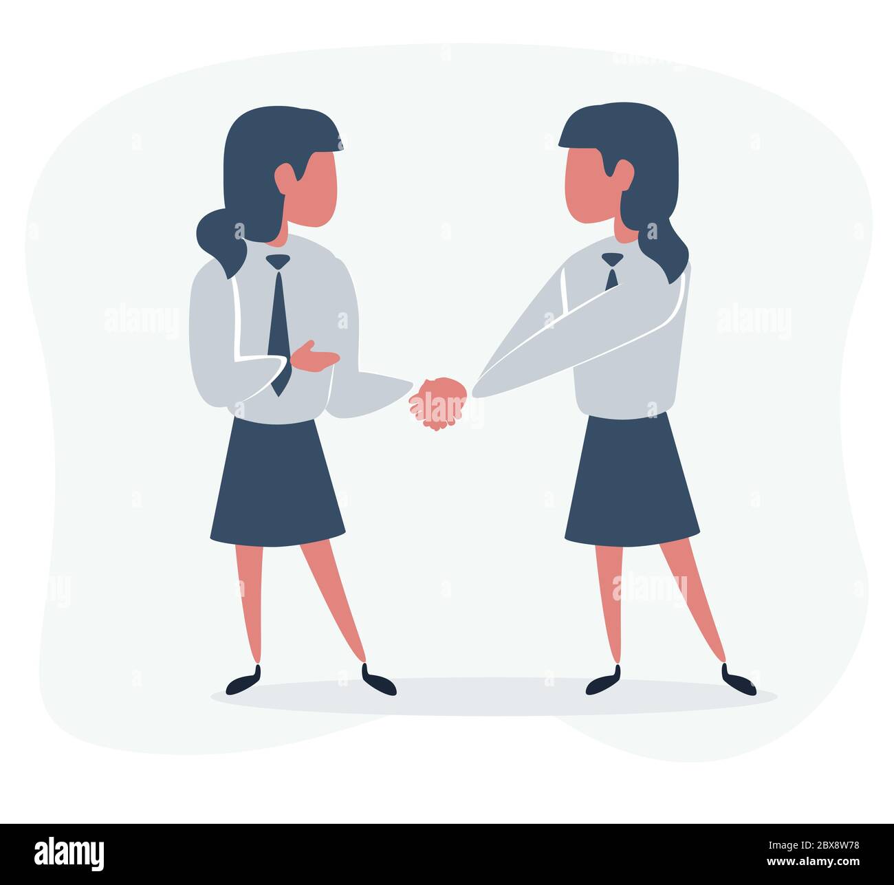 Happy together full length Stock Vector Images - Alamy