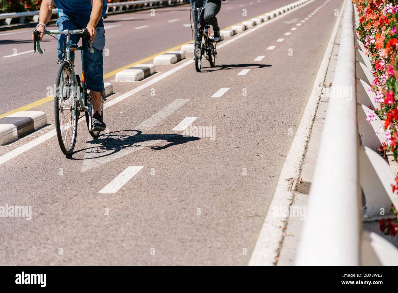 Two Way Cycle Path High Resolution Stock Photography and Images - Alamy