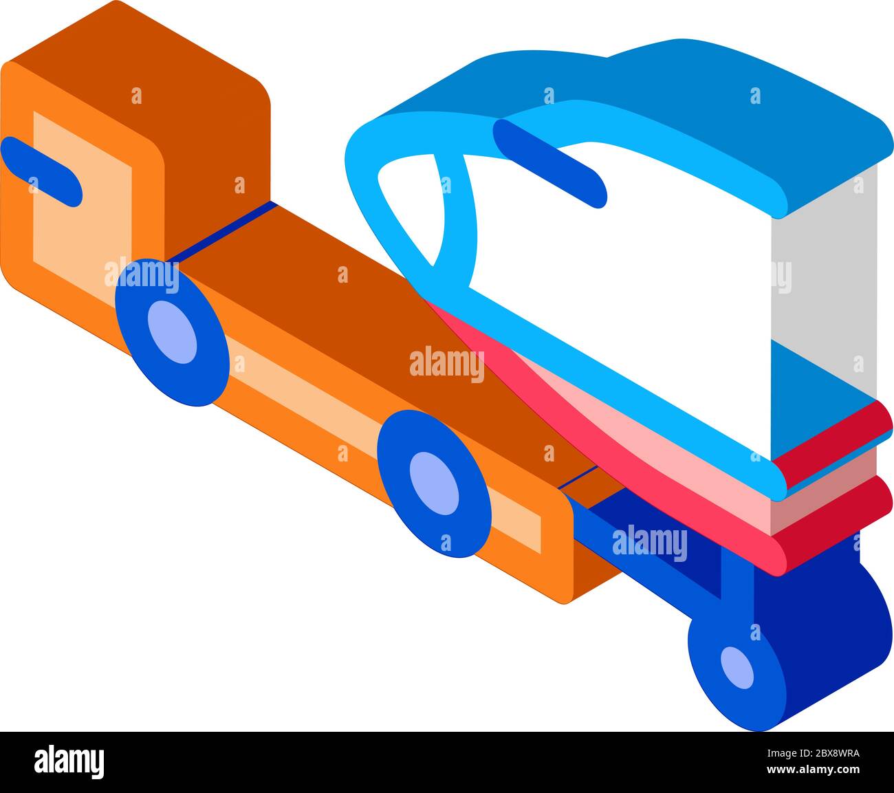 Aircraft tow tractor Stock Vector Images - Alamy