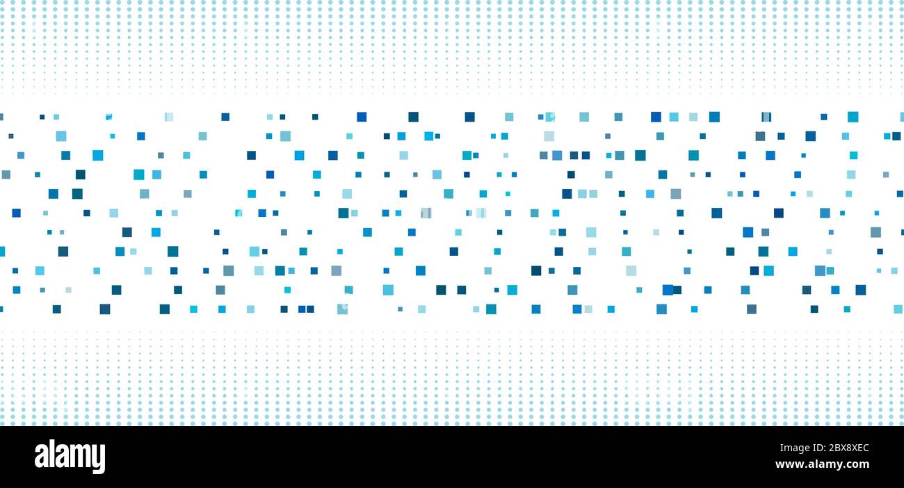 Abstract blue square pattern with halftone on white background. Vector illustration Stock Vector ...