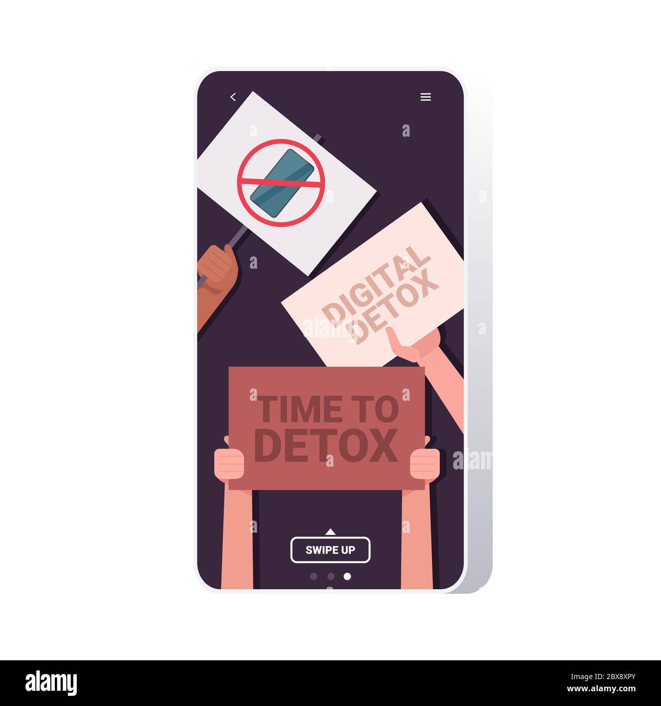 Together addict Stock Vector Images - Alamy