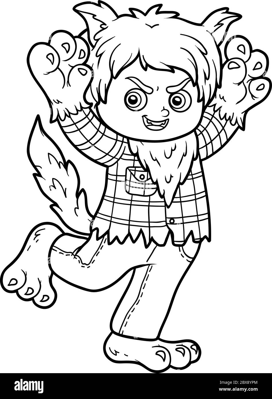 Children animal autumn Black and White Stock Photos & Images - Alamy