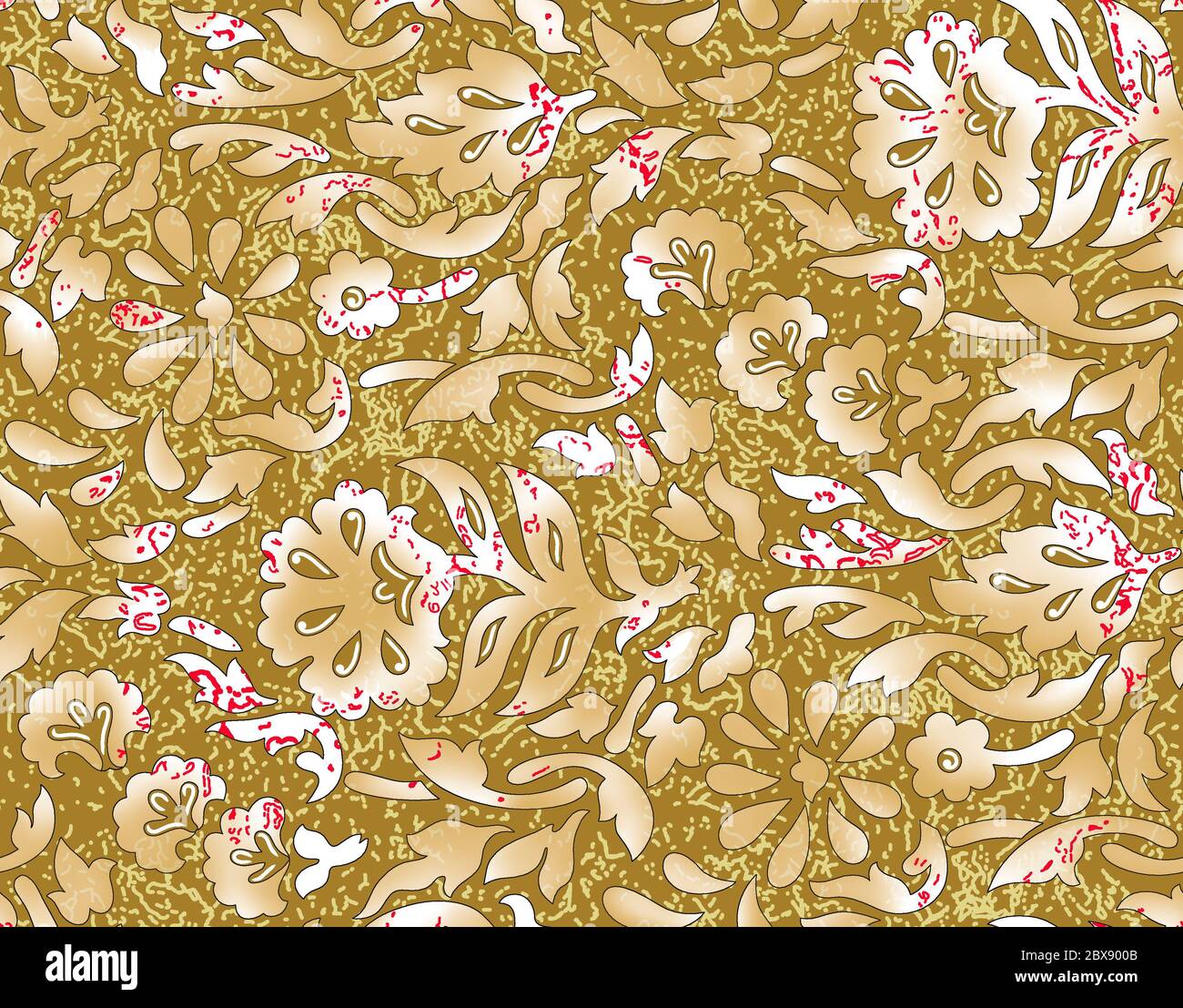 Renaissance Period Inspired Square Ornament Background Pattern. one ...