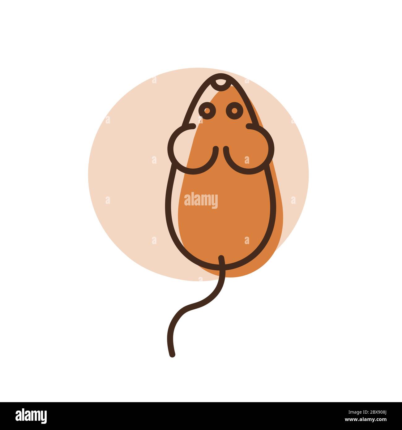 Mouse vector icon. Pet animal sign. Graph symbol for pet and veterinary ...