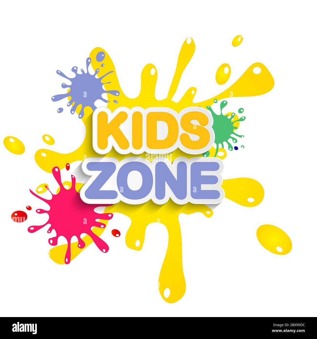 Abstract Kids Zone background. Vector Illustration EPS10 Stock Vector ...