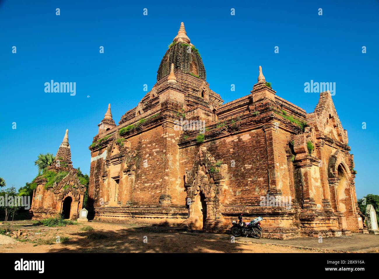 Pagodas and temples of Bagan in Myanmar, formerly Burma, a world ...
