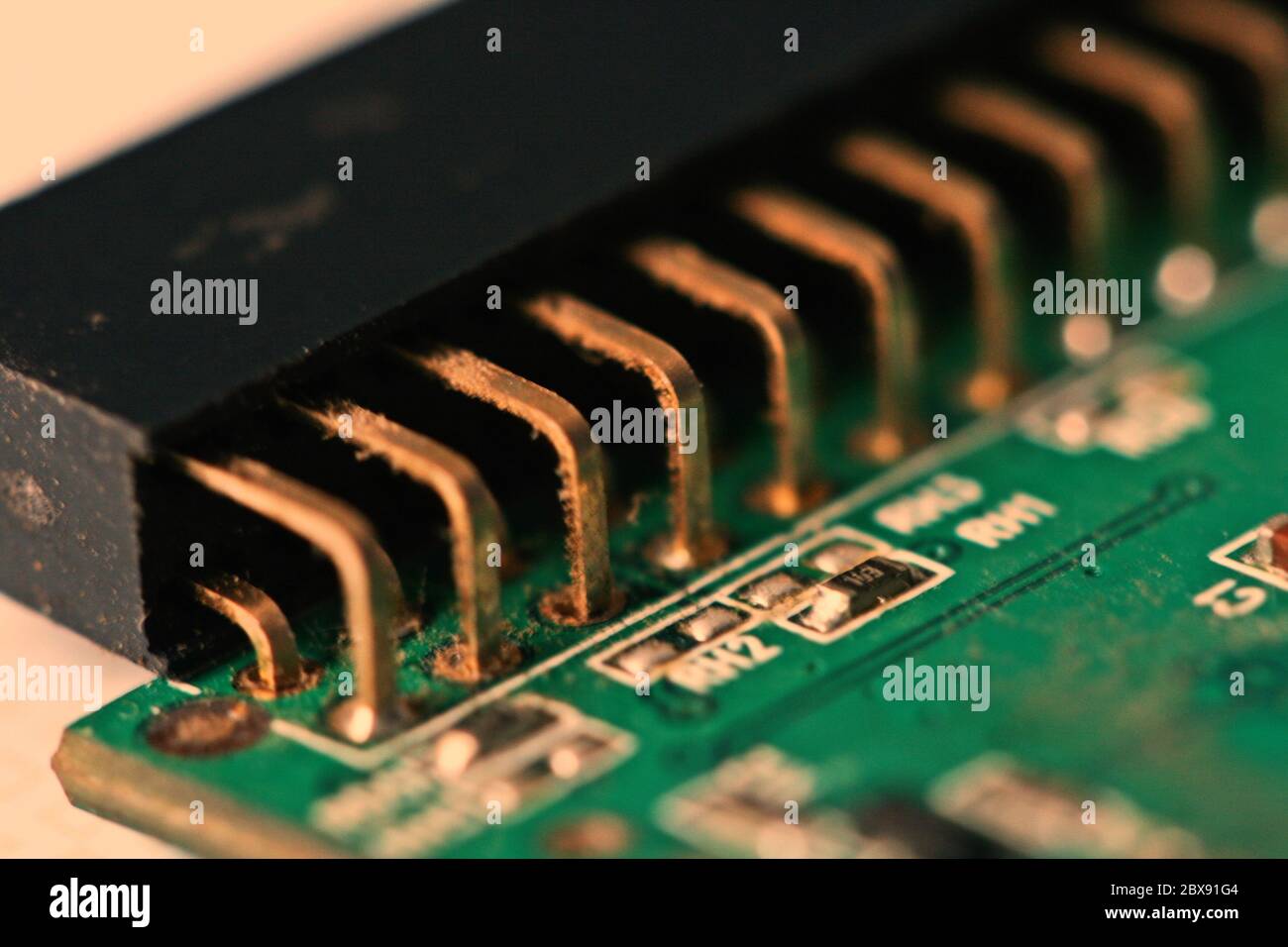 circuit board macro Stock Photo - Alamy