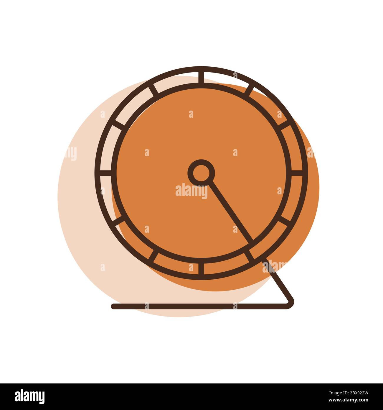Hamster wheel vector icon. Pet animal sign. Graph symbol for pet and ...