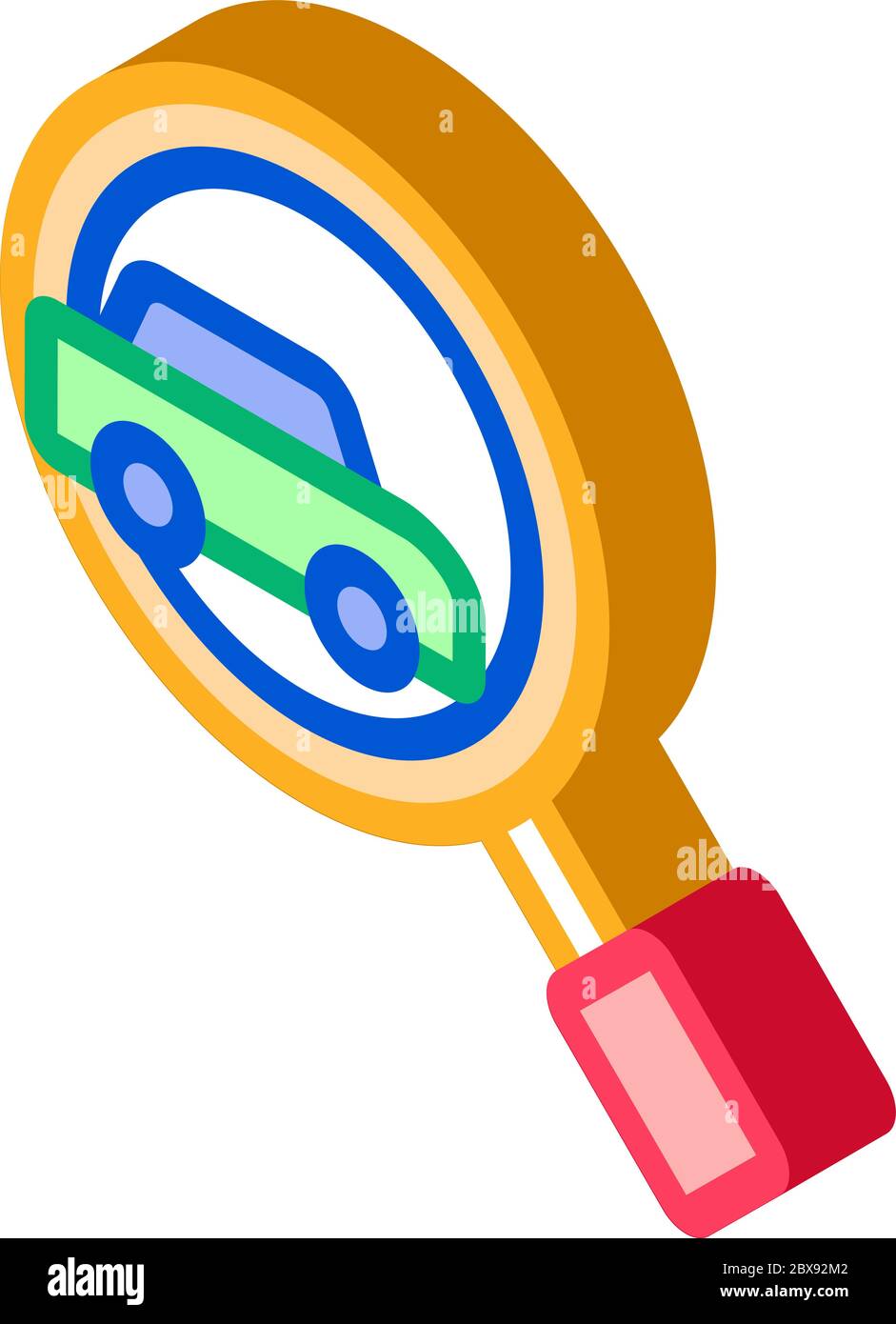 Car searching Cut Out Stock Images & Pictures - Alamy