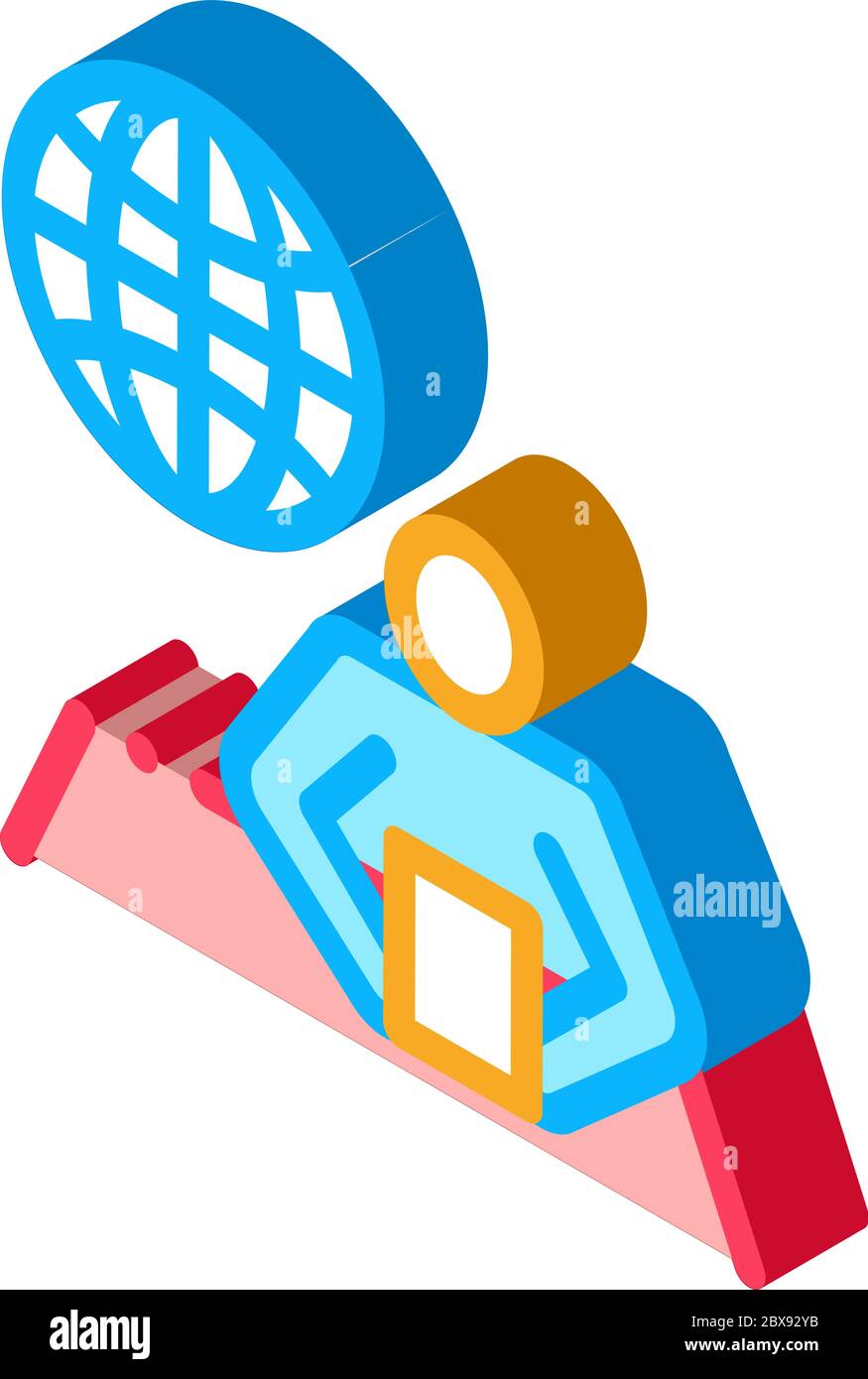 Anchorman still Stock Vector Images - Alamy