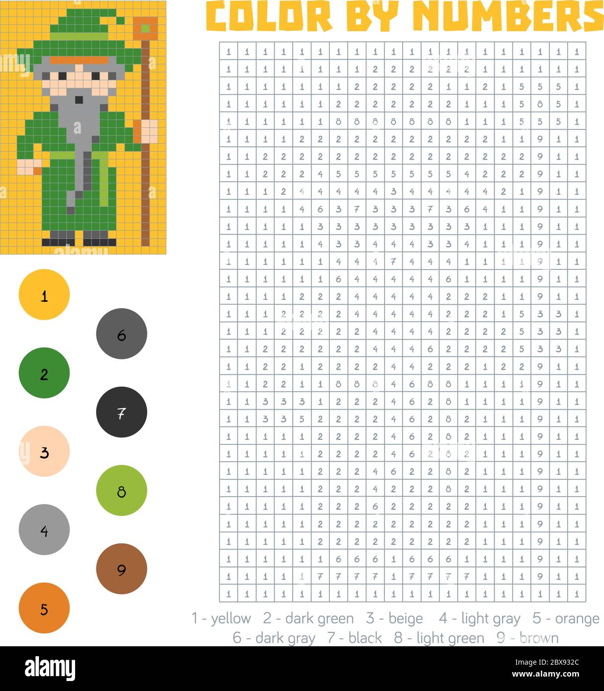 Magic number wizard hi-res stock photography and images - Alamy