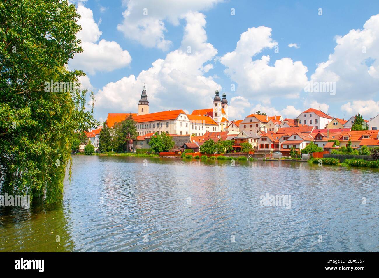 Telc castle garden hi-res stock photography and images - Alamy