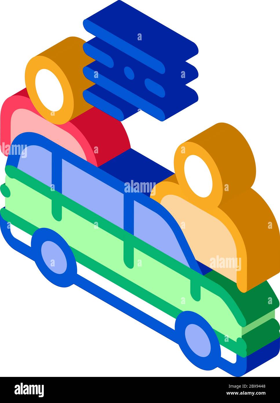 Isometric blue key design Cut Out Stock Images & Pictures - Alamy