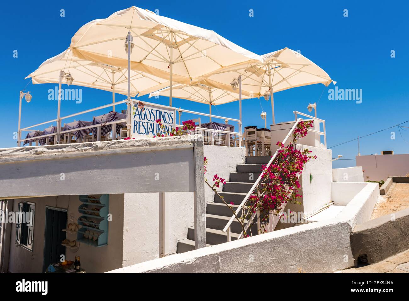 Lindos cafe hi-res stock photography and images - Alamy